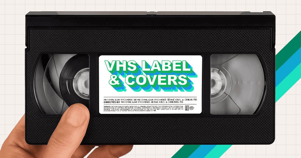 VHS Label & Cover Maker